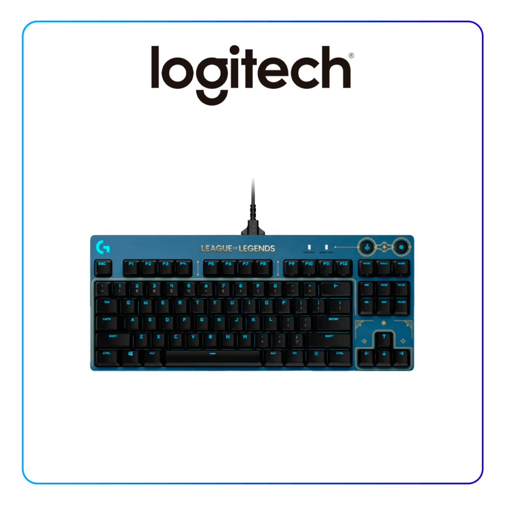 TECLADO LOGITECH PRO KEYBOARD LOL 2 GX BROWN TACTIL RGB (920- 010533 ...