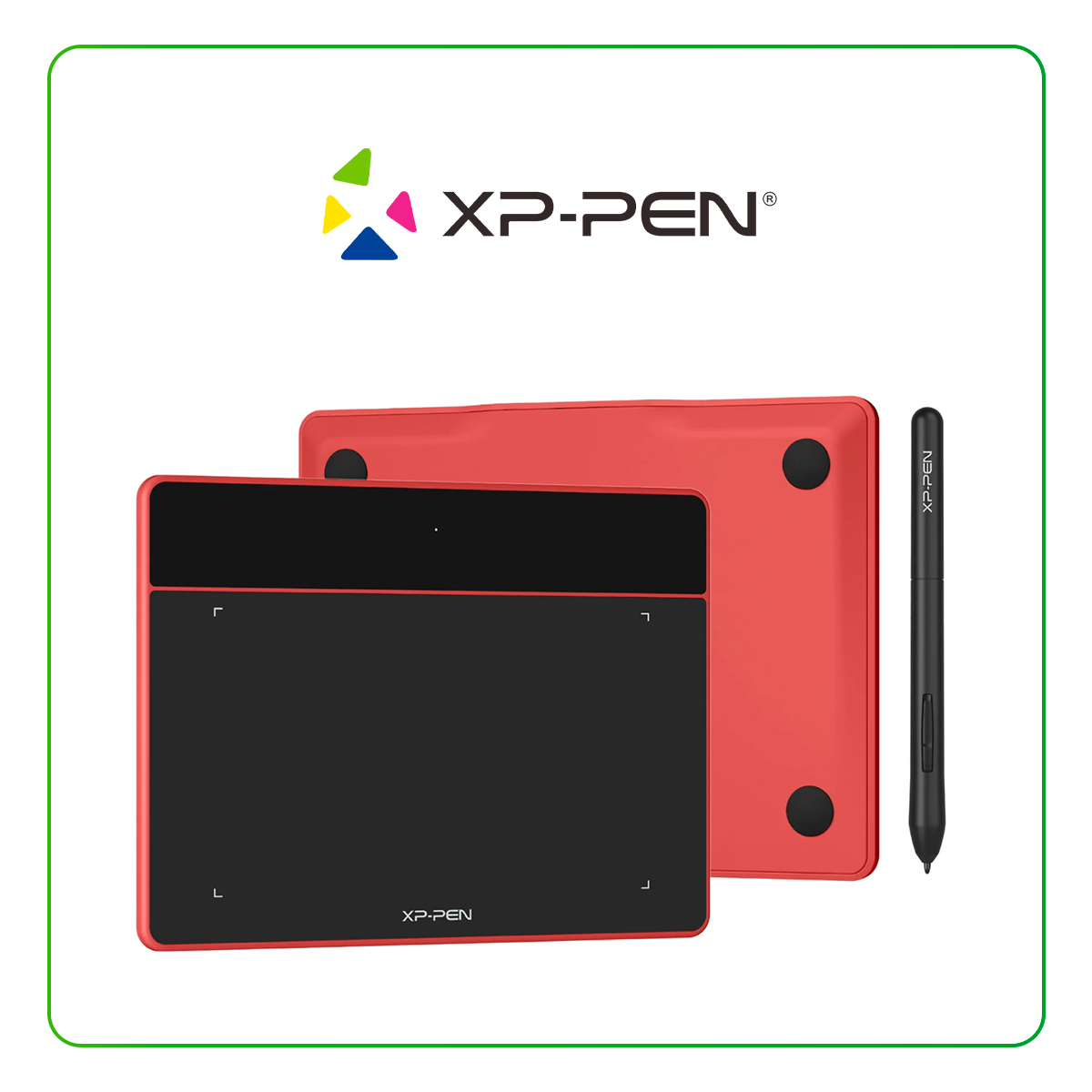 XP-PEN Deco Fun S Rojo (CT640) | área activa de 6,3″x 4″ Tableta ...